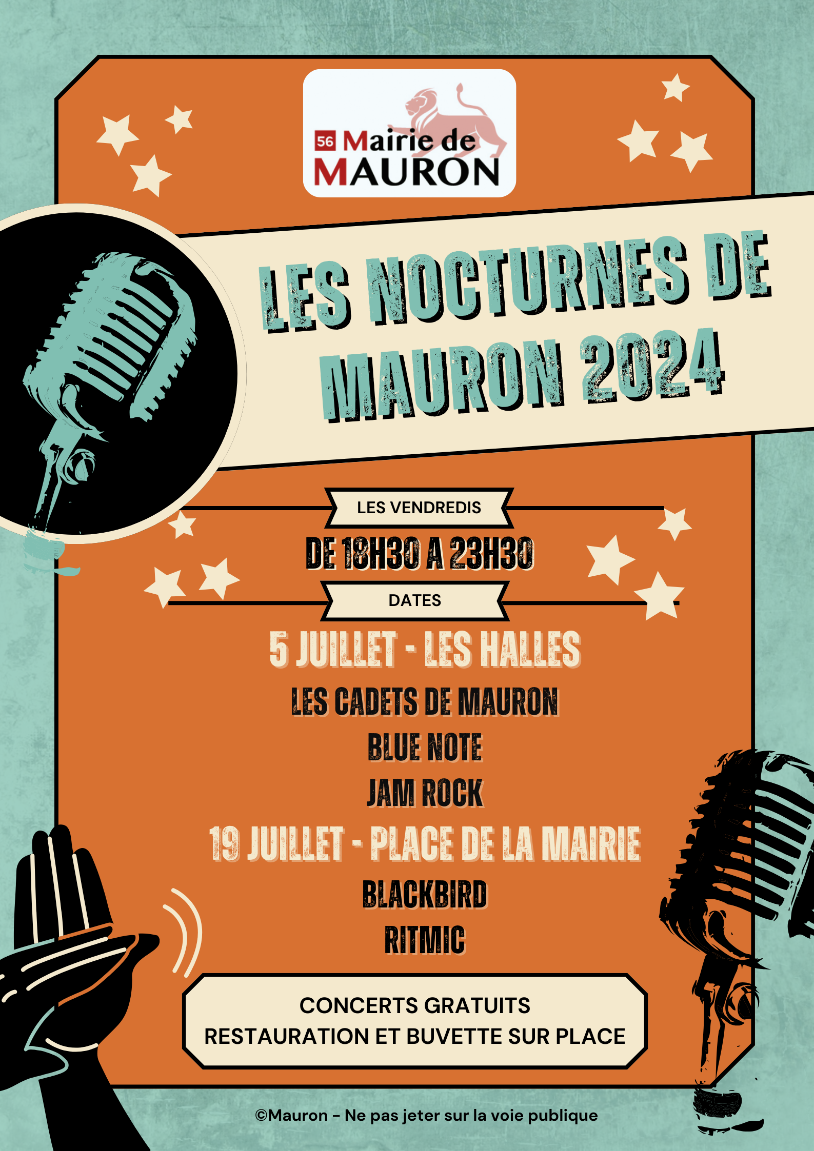LES NOCTURNES DE MAURON - Vendredi 5 juillet 2024